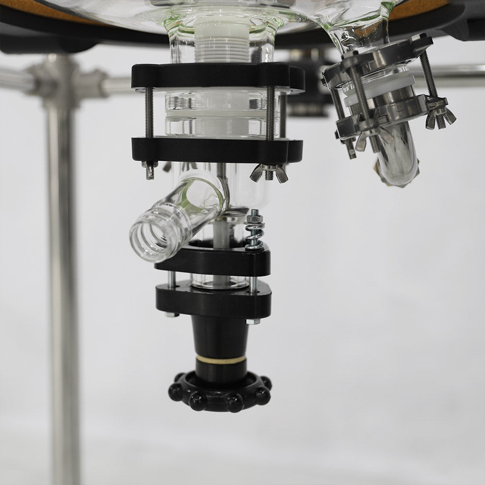 100L Chemical Lab Jacketed Glass Reactor Vessel with Digital Display ...