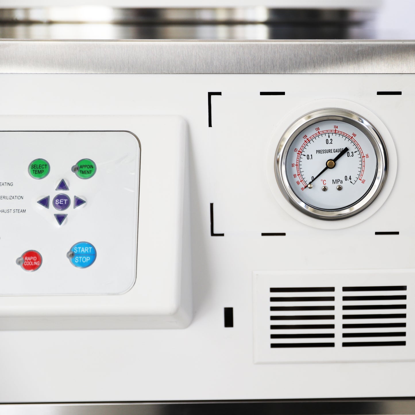 38L, 48L or 67L 50~126℃ LCD Display Sterilizer Vertical Autoclave SV-X ...