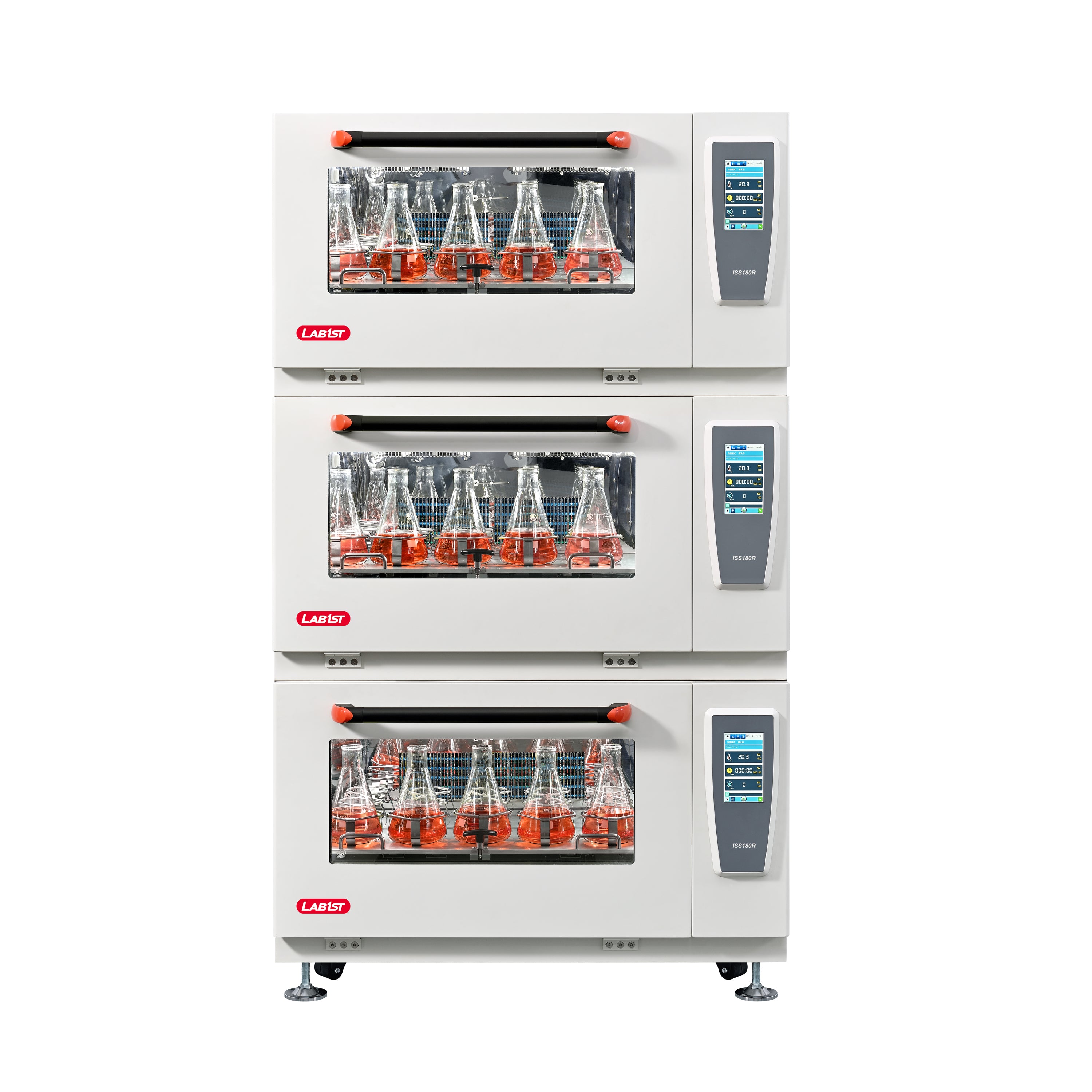 4° to 60°C 180L Programmable Stackable Incubator Shaker ISS180R ...