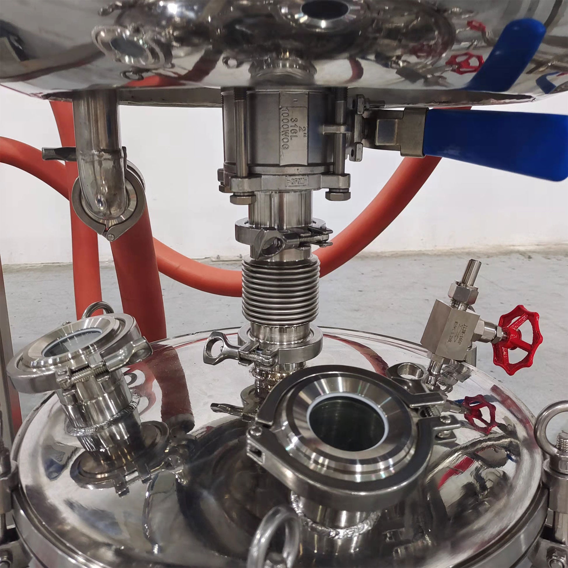 Jacketed Stainless Steel Crystallization Reactor with Vaccum Filter ...