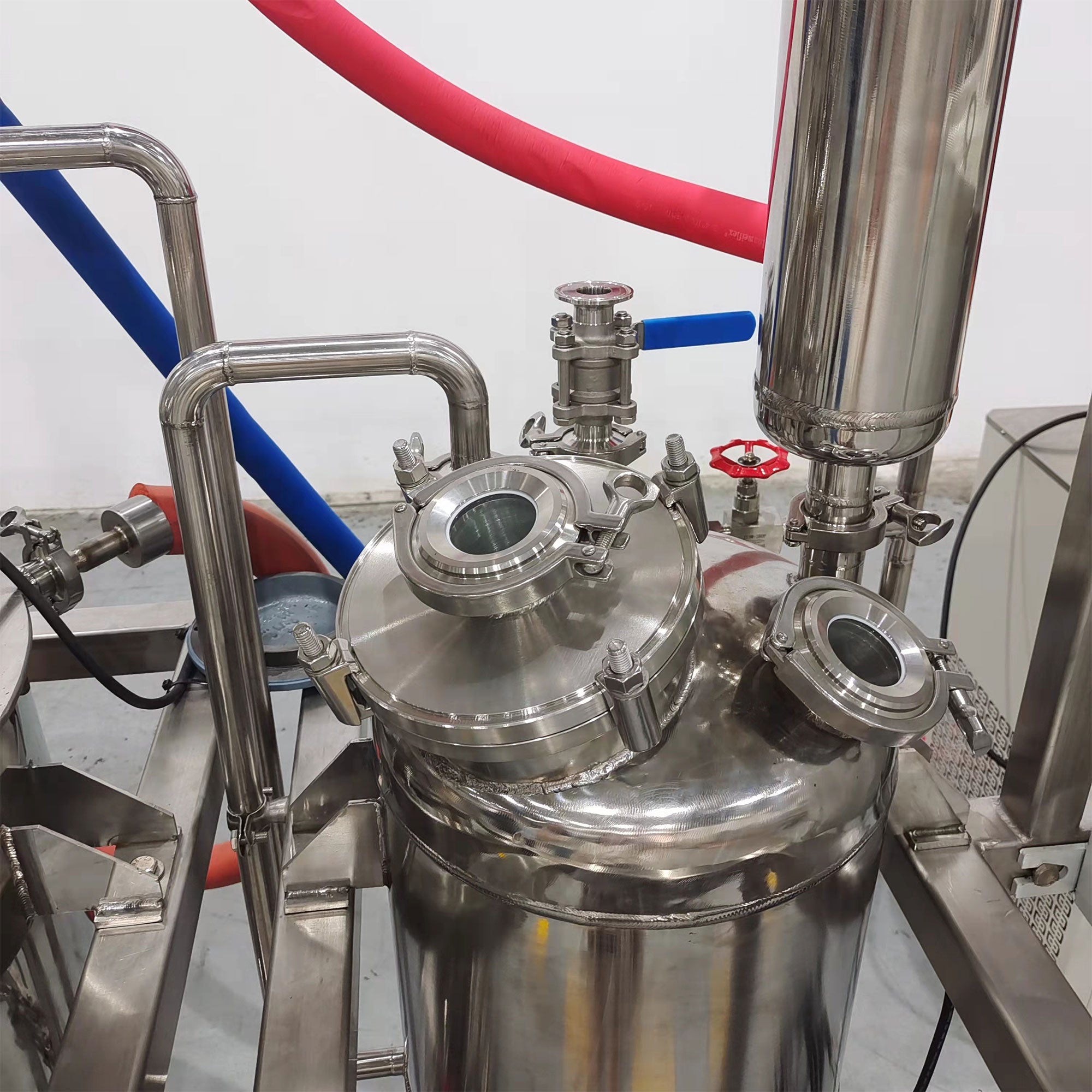 Jacketed Stainless Steel Crystallization Reactor with Vaccum Filter ...