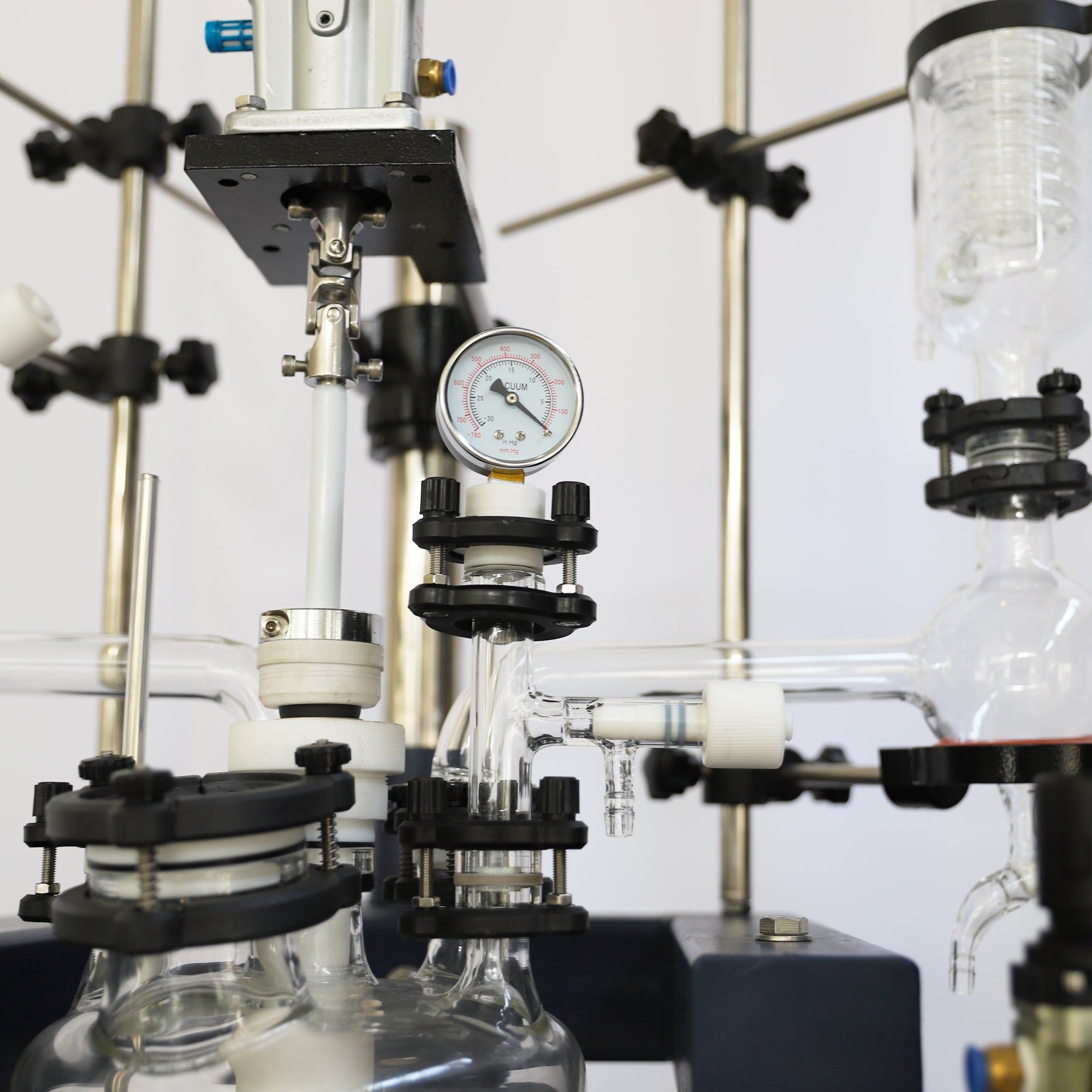 50L Chemical Lab Jacketed Glass Reactor Vessel with Digital Display for ...