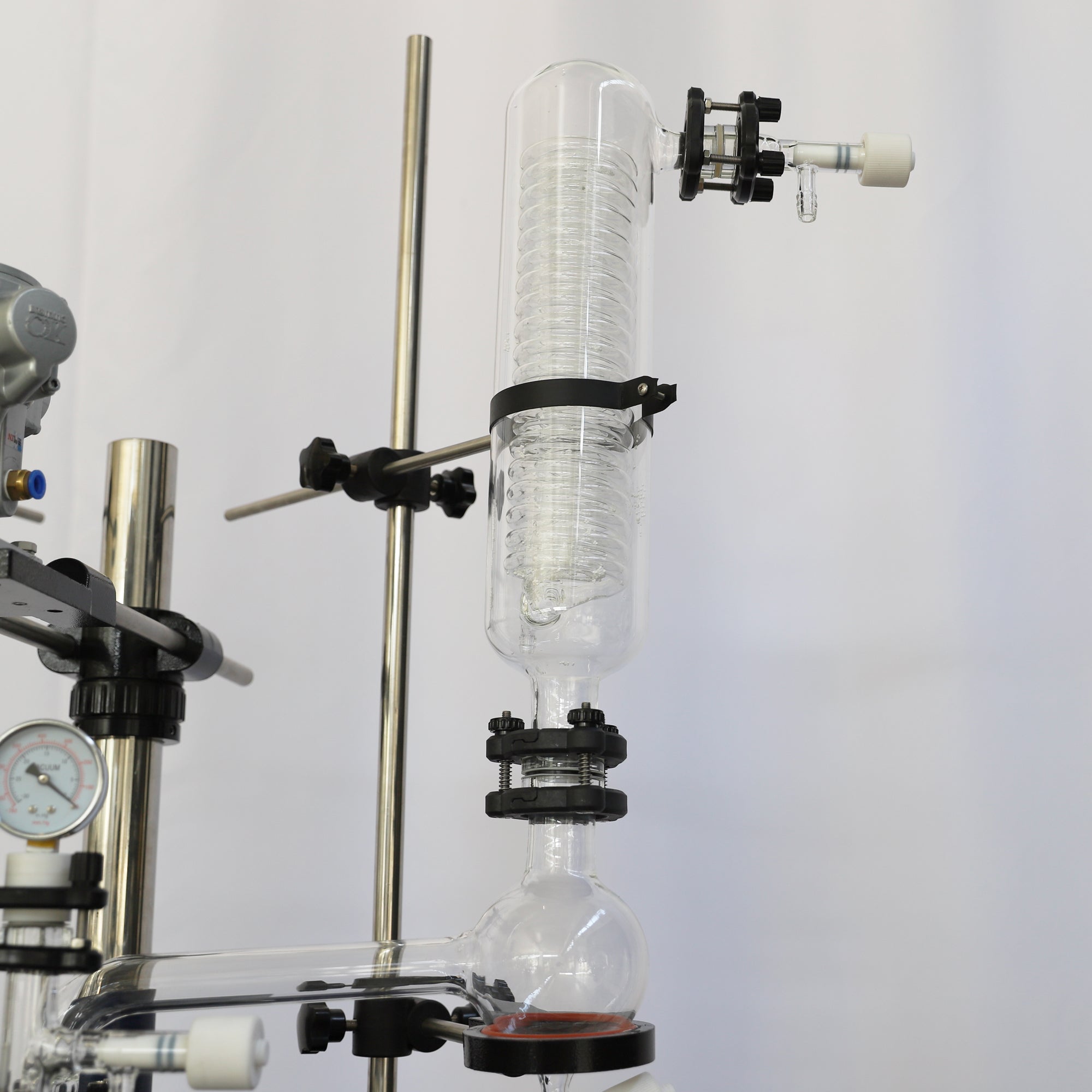 50L Chemical Lab Jacketed Glass Reactor Vessel with Digital Display for ...