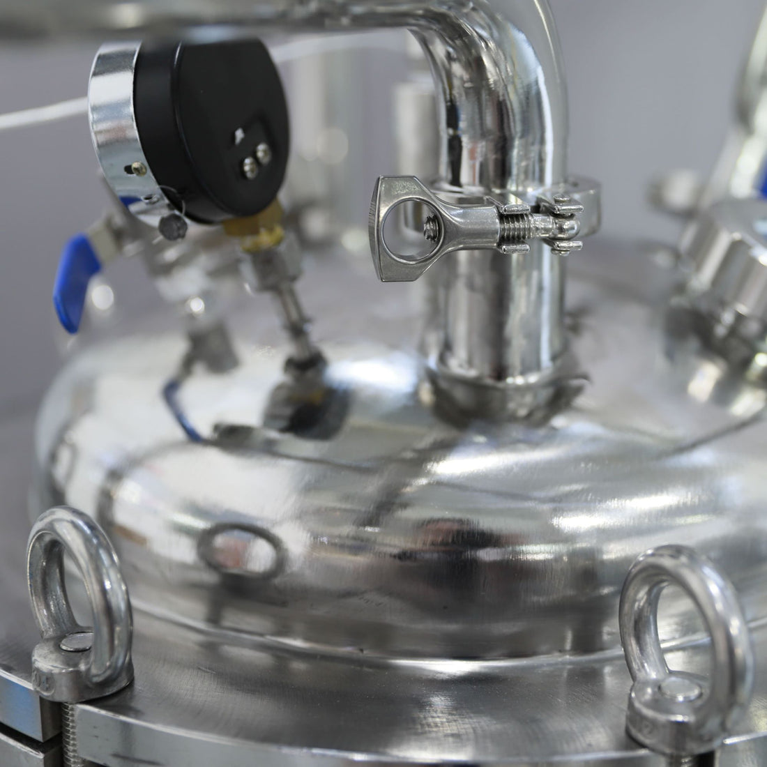 100L Chemical Lab Jacketed Glass Reactor Vessel with Digital Display ...