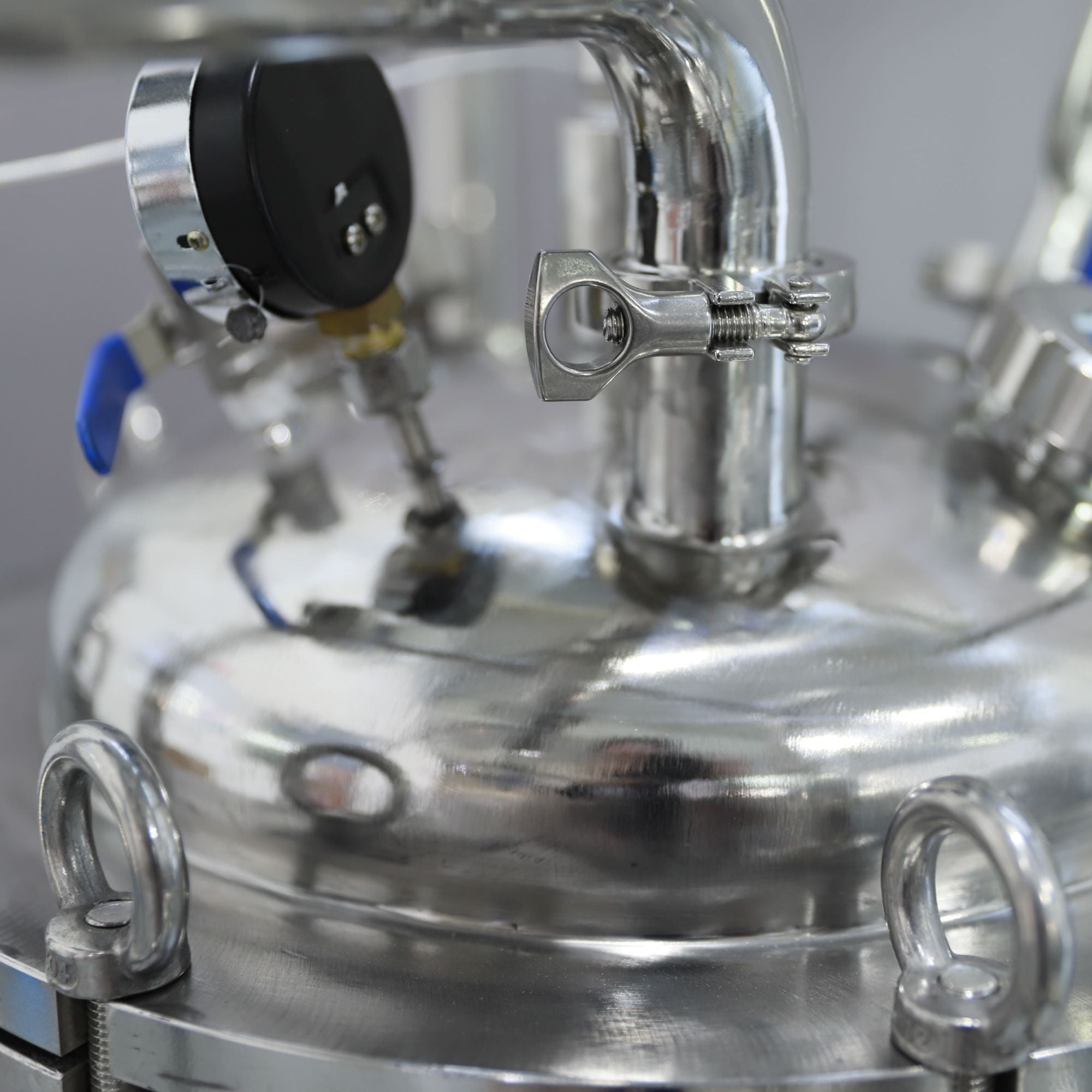 100L Chemical Lab Jacketed Glass Reactor Vessel with Digital Display ...