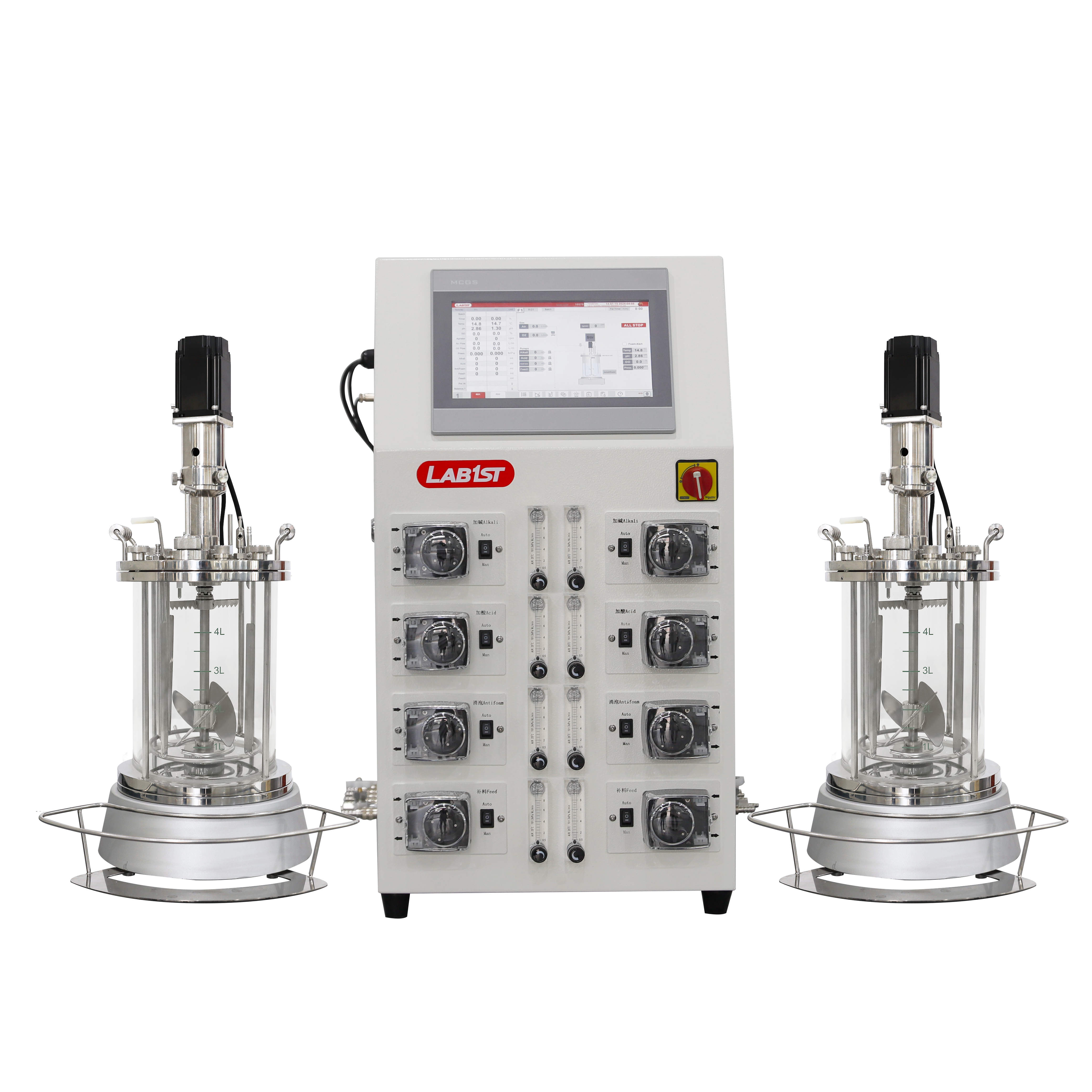 Benchtop Bioreactor Twin Control for Cell Culture BR100-C2 – lab1st-eshop