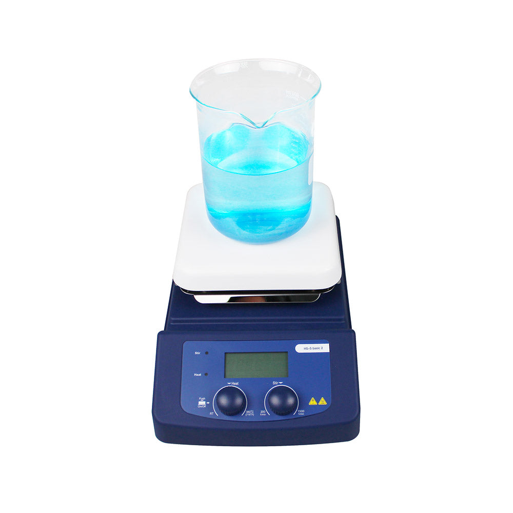 LCD Digital Hotplate Magnetic Stirrer with Ceramic Coated Plate Max Te ...