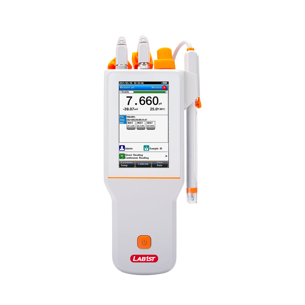 LCD Touchscreen Portable PH / ORP / Temperature Lab pH Meter Kit with ...