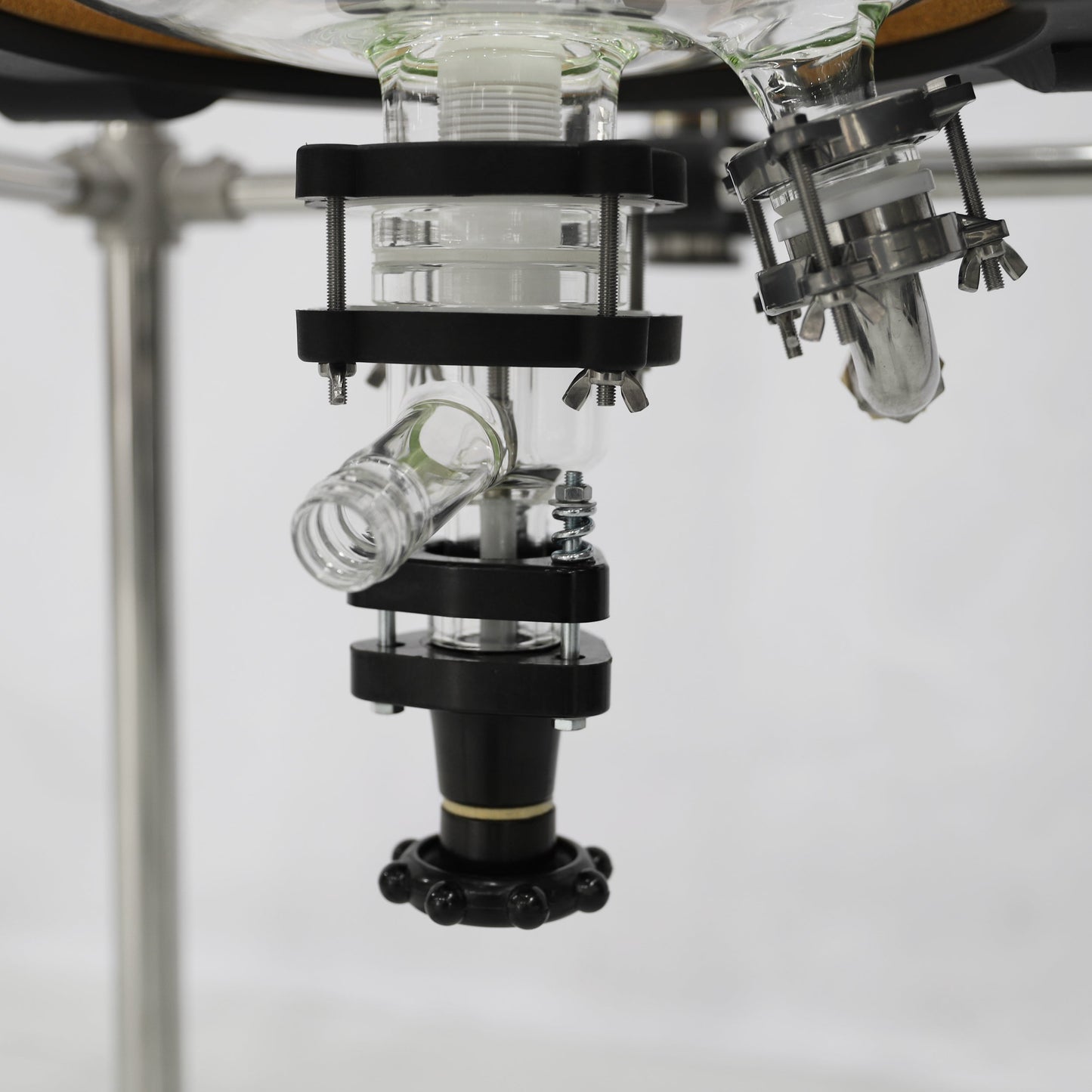 150L Chemical Lab Jacketed Glass Reactor Vessel with Digital Display ...