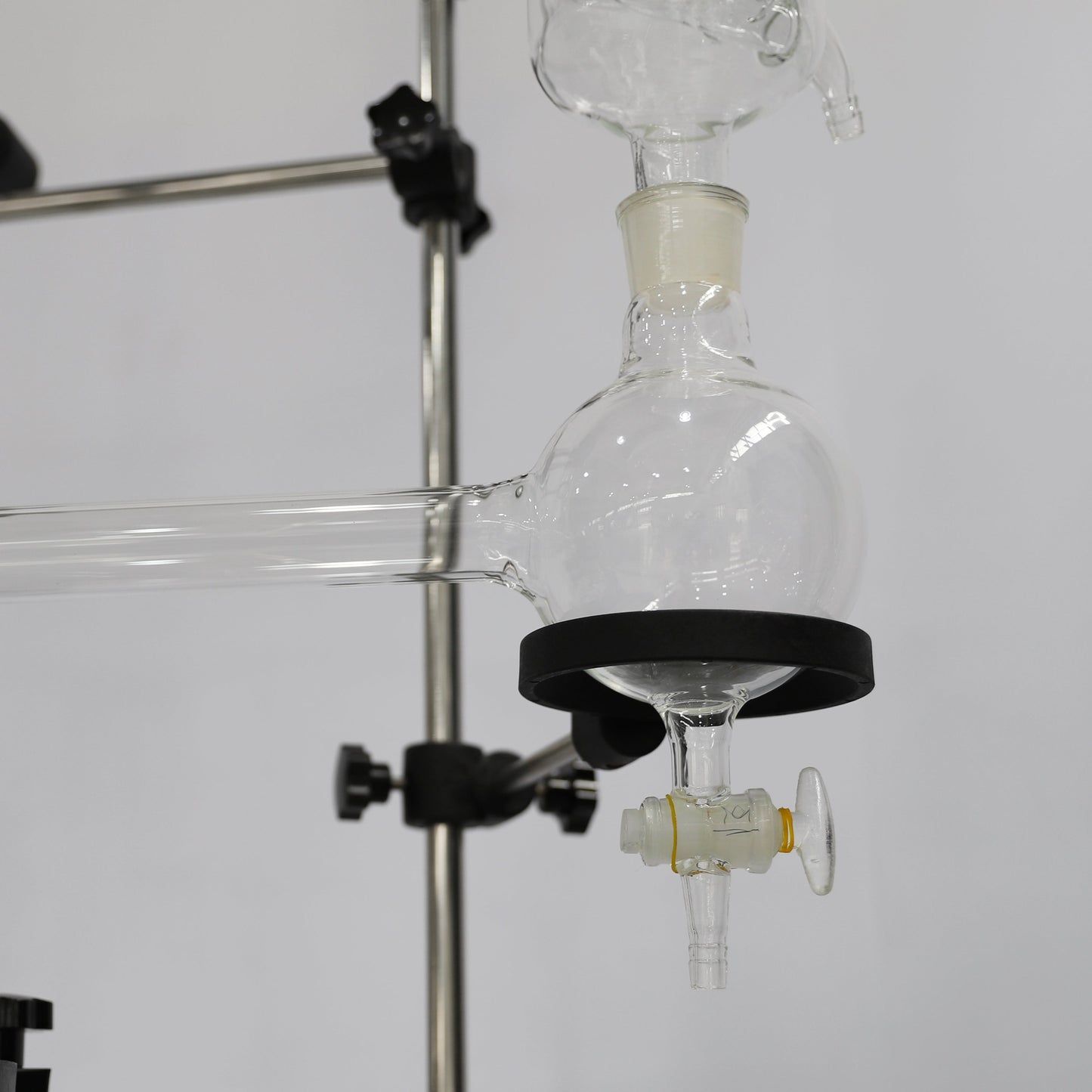 200L Chemical Lab Jacketed Glass Reactor Vessel with Digital Display ...